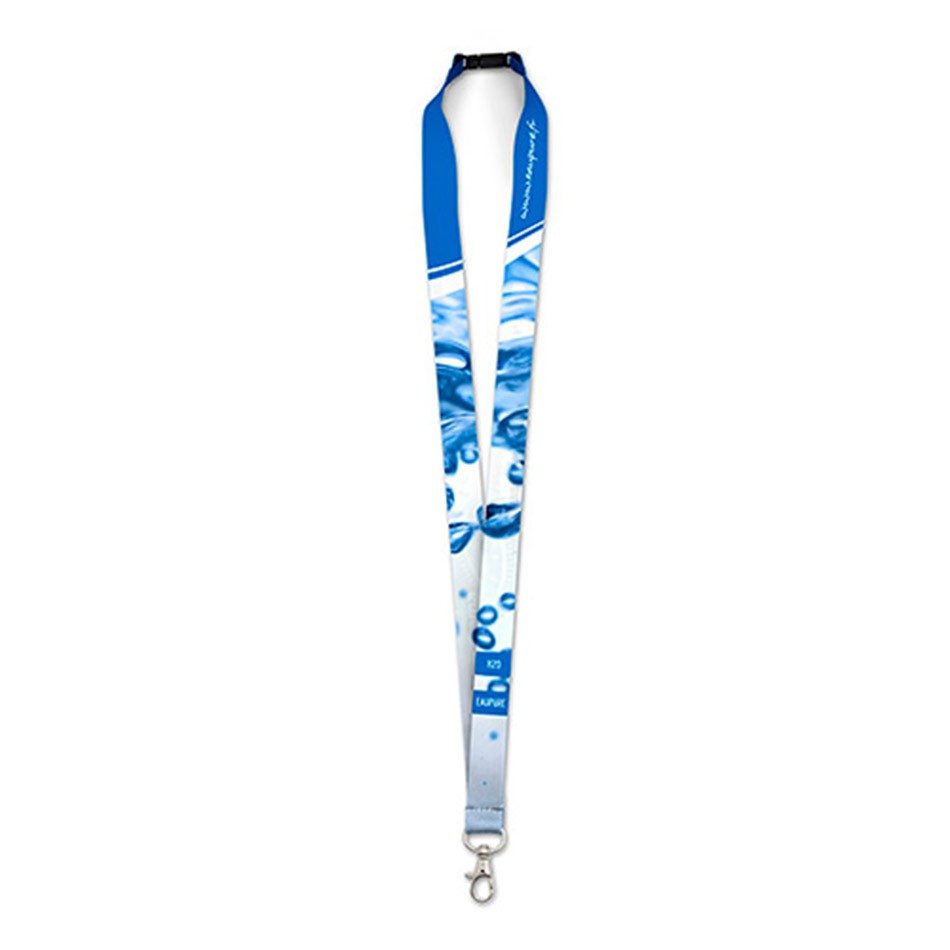 Lanyard sublime marquage quadri recto-verso personnalisable